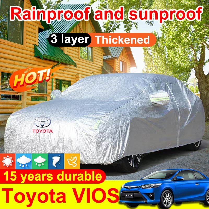 vios car cover sedan waterproof and sunproof suv universal toyota ...