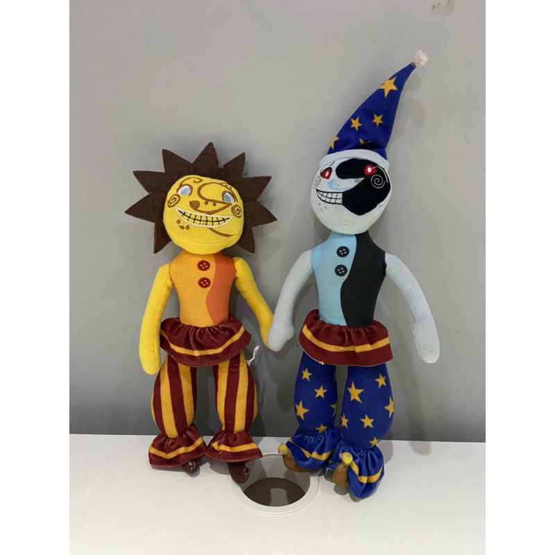 SALE PRELOVED FNAF Sundrop Moondrop Clown Figure Sun Moon Doll | Shopee ...