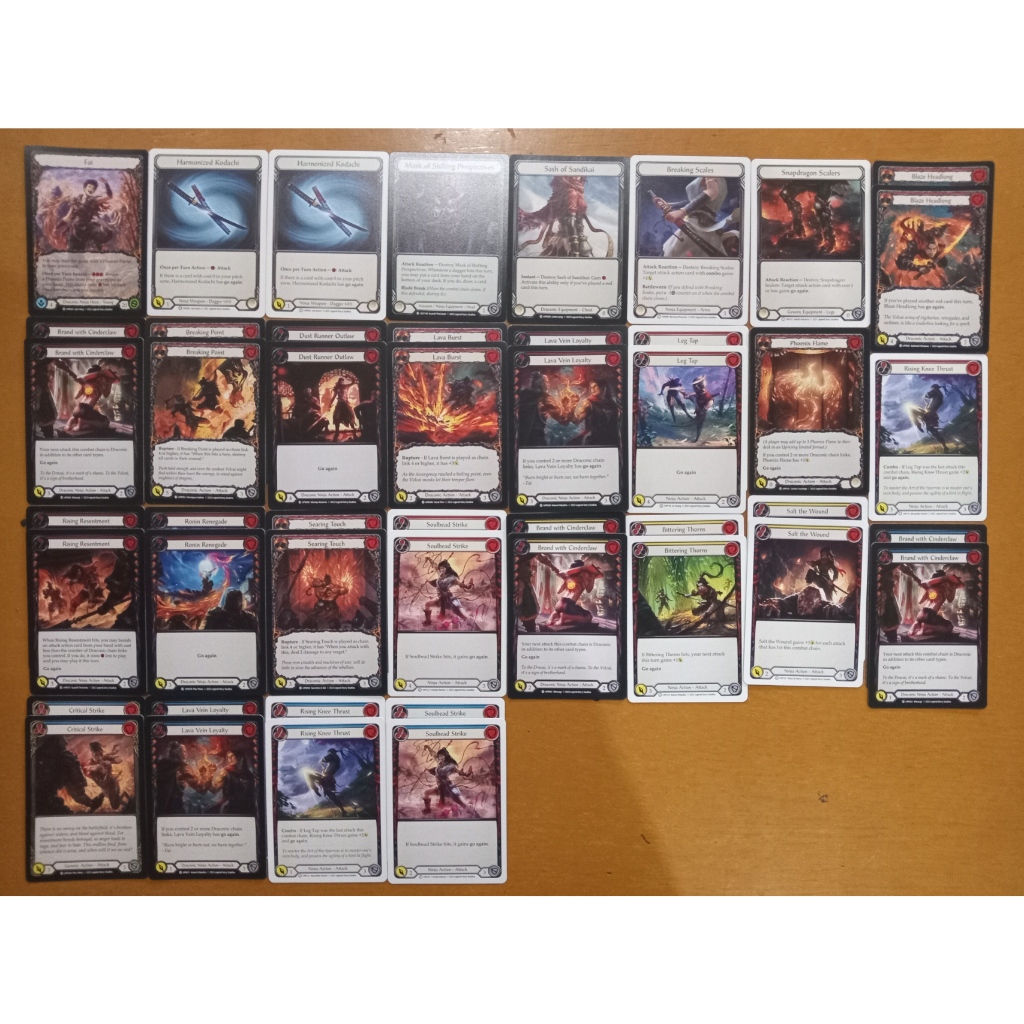 FAB Fai Draconic Ninja Commoner Blitz Deck Flesh and Blood TCG Original ...