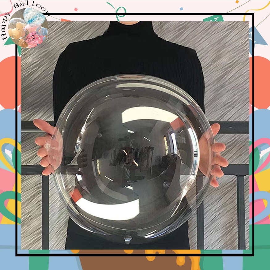 1PCS 11/18/24/36 inch BoBo Balloon Transparent Rubber Balloon Clear ...
