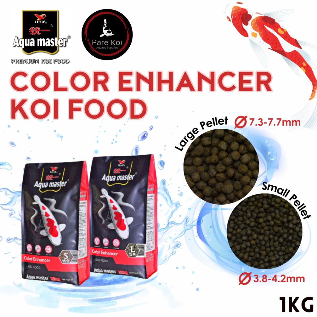 Aquamaster Color Enhancer Koi Food 1kg | Shopee Philippines