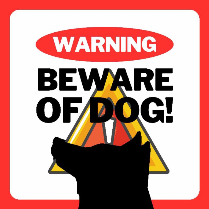 Beware of Dog Signage A4 Size Laminated | Shopee Philippines