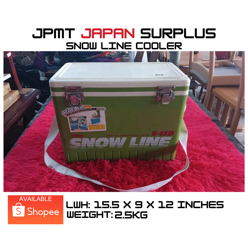 SNOW LINE COOLER JAPAN SURPLUS | Shopee Philippines
