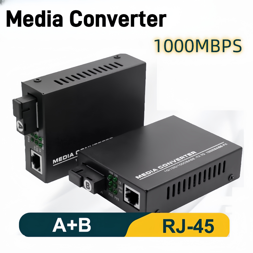 HTB-GS-03AB Fiber Connector Media Converter Switch Transceiver 1000Mbps ...