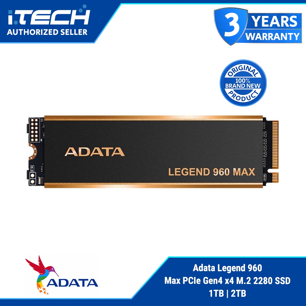 Adata Legend 960 Max PCIe Gen4 x4 M.2 2280 SSD | Shopee Philippines