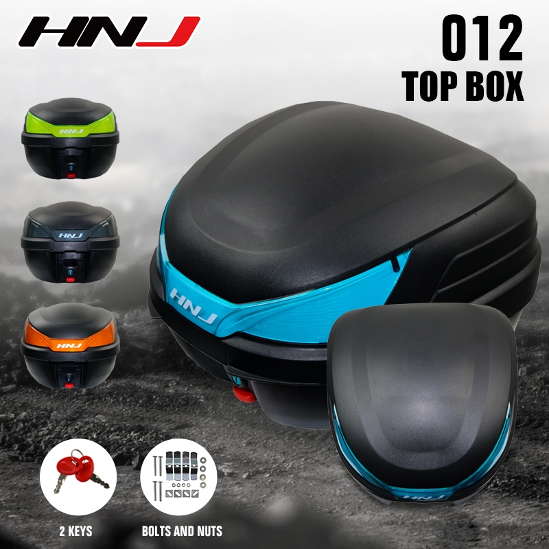 HNJ Motorcycle Top Box Motor Compartment Box Rear Luggage Container Top ...