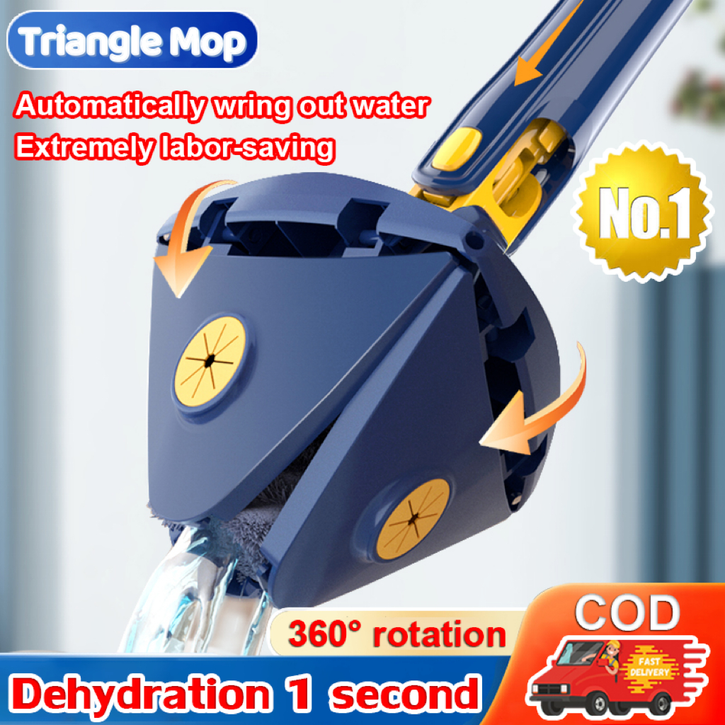 Multifunctional Triangle Mop For Floor Mop With Spinner Spin Mop For ...