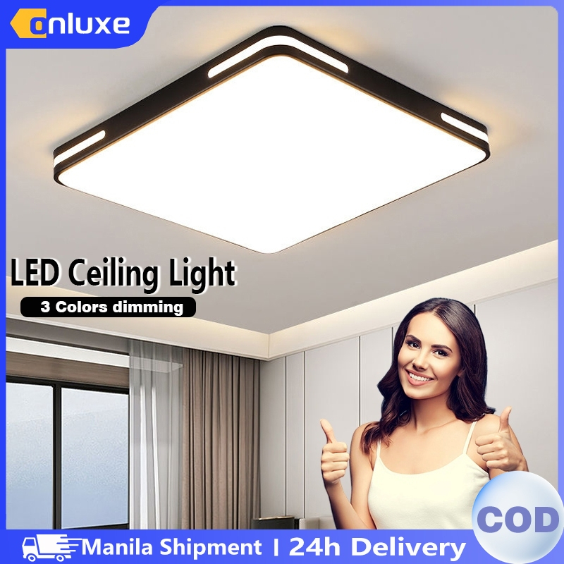 Ceiling light Tri Color Ceiling Lamp For Living Room Bedroom LED Modern ...