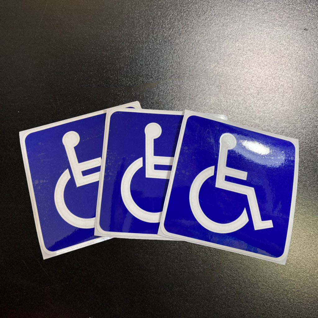 PWD Sticker for Car / Windshield sticker for Car / E-Bikes / Vans ...