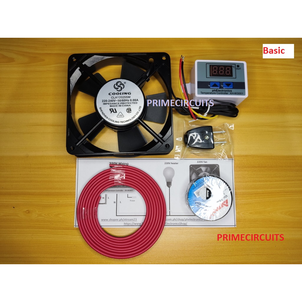 Incubator kit 220V incubator kit thermostat fan Egg incubator kit XH ...