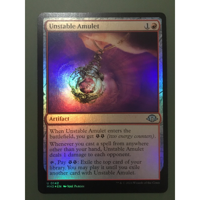 Unstable Amulet (Foil) | Magic The Gathering | MTG | Shopee Philippines
