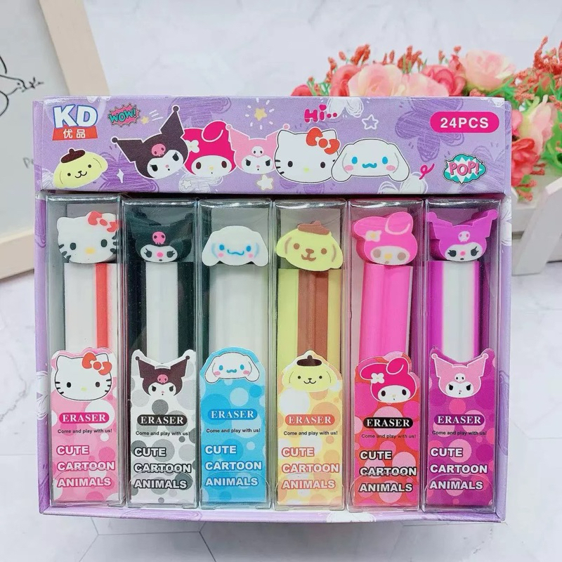 New Long Eraser Sanrio Cuttable Eraser | Shopee Philippines