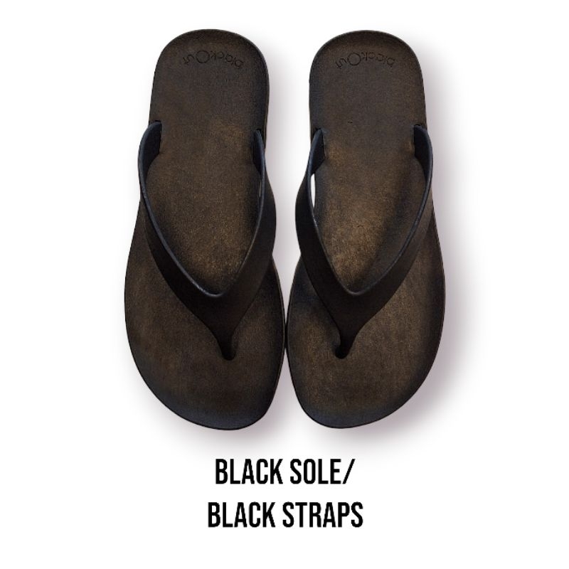 Single Tone Flip Flops (unisex)(BLACK SOLE) | Shopee Philippines