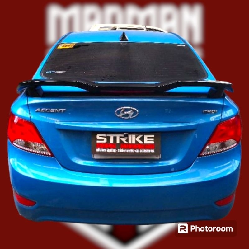 Hyundai Accent 11 to 17 Modulo Spoiler | Shopee Philippines