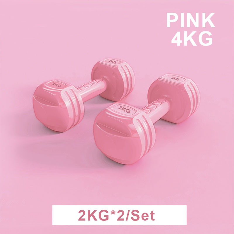 Dumbell Set Pair 2KG to 6KG Dumbell set for women Body sculpting Muscle ...