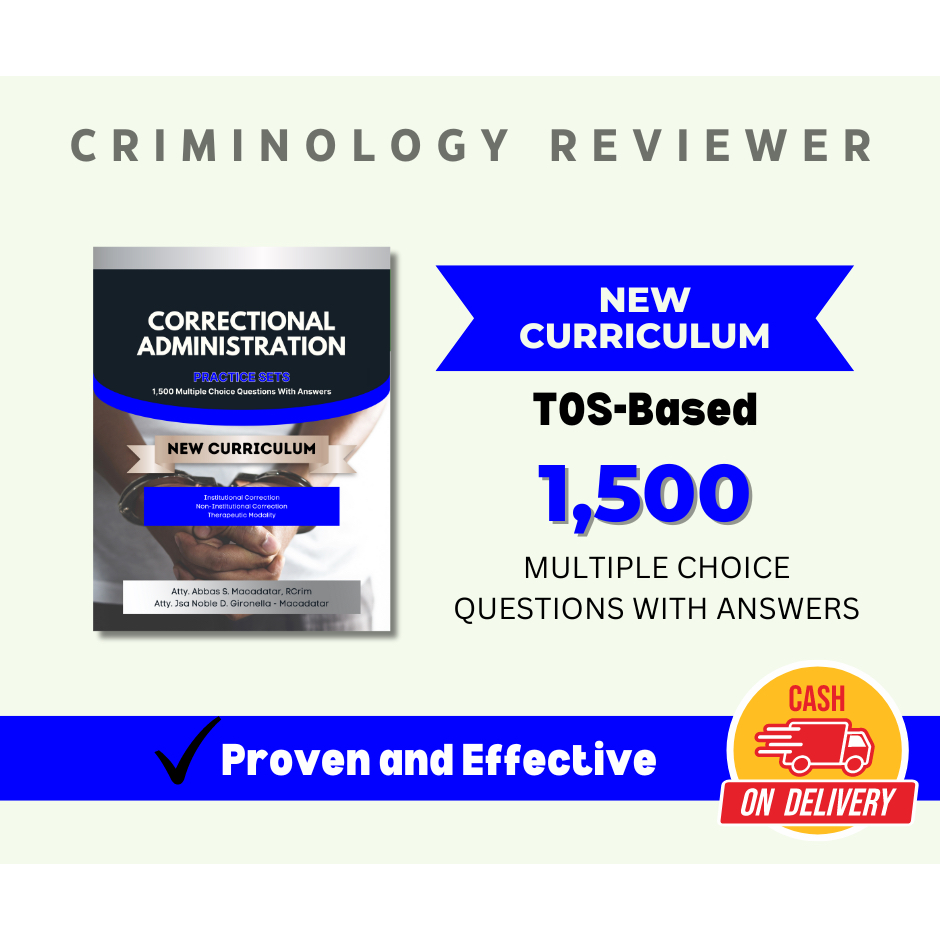 Correctional Administration - 1,500 Multiple Choice Questions [READ ...