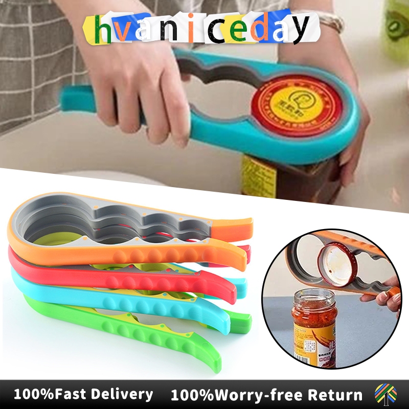 1pack 4 in1 Multi-Function Can Lid Opener Non-Slip Save Strength Jar ...