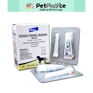 Neptra 2x1ml for Dog Antibacterial Amphenicol Antifingal Corticosteroid ...