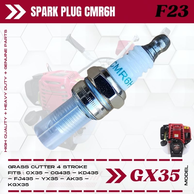 Cmr6h/Cmr5h Spark Plug Honda Gx35 4 Stroke Grass Cutter | Shopee Philippines
