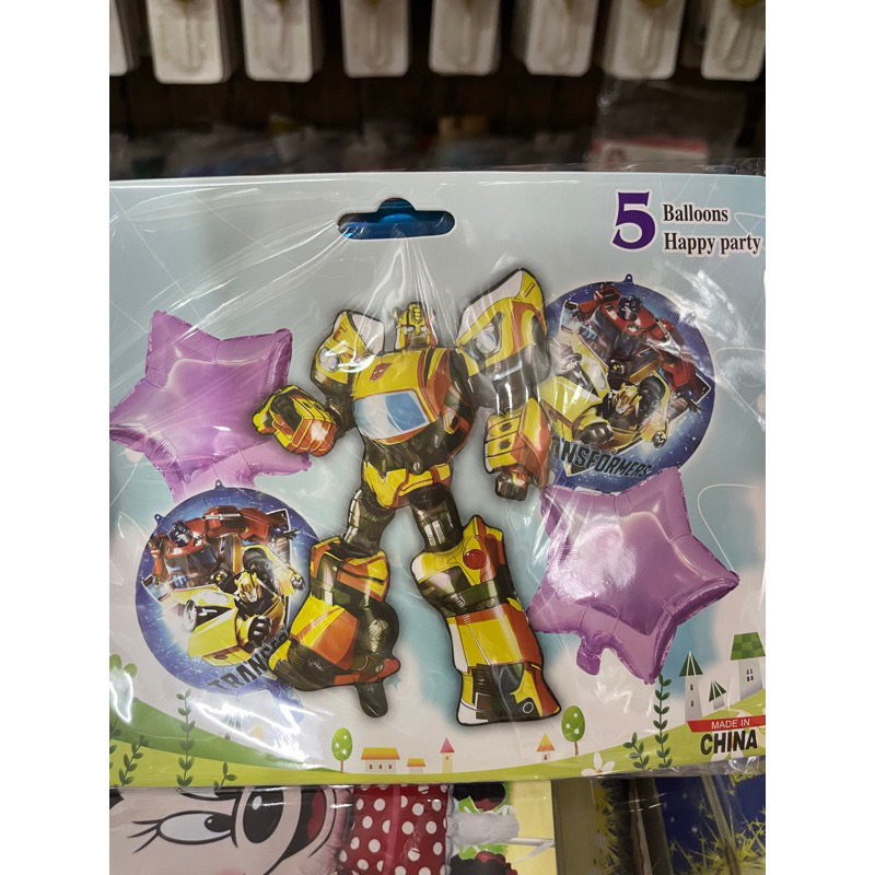 Transformers Theme Birthday Balloons | Shopee Philippines