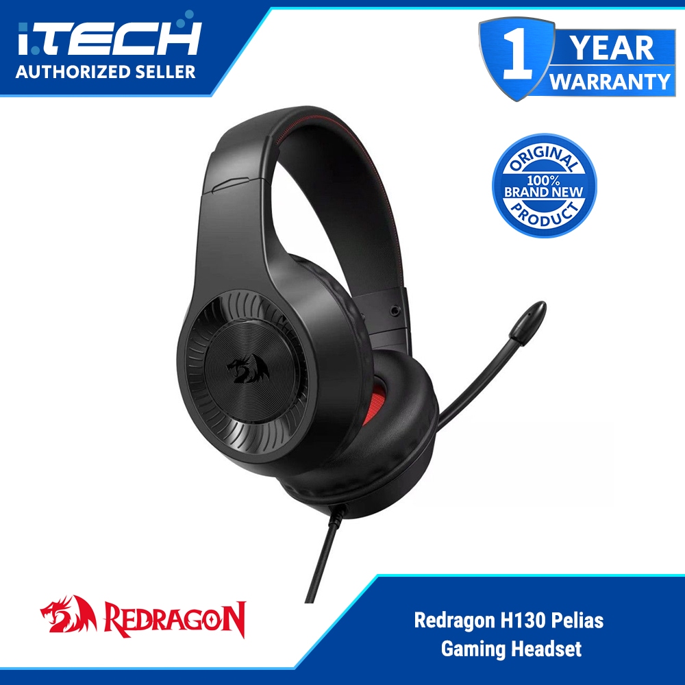 Redragon H130 Pelias Gaming Headset | Shopee Philippines