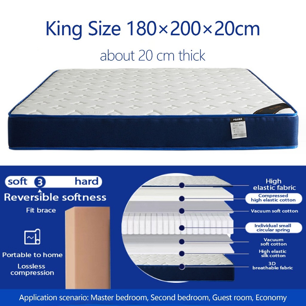 【COD】Solid Wood Bed 180cm Width Modern Minimalist Household Double Bed ...