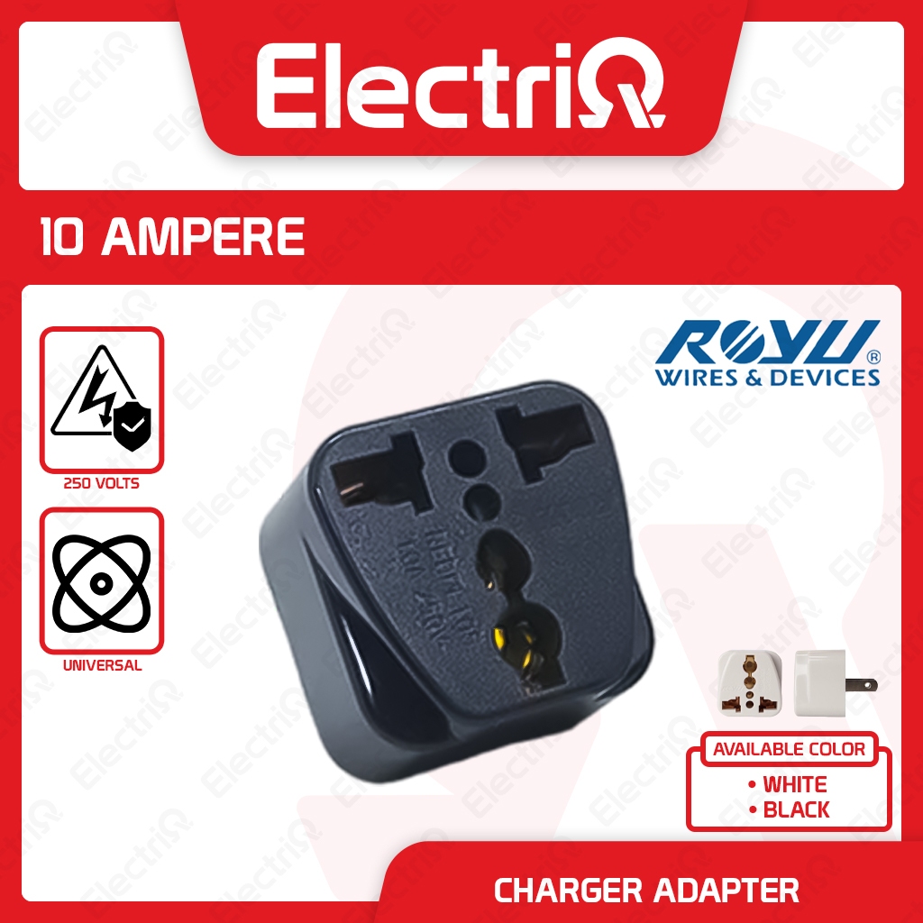 Electriq l Royu Universal Adaptor Adapter Outlet Plug 10A REDPL105 AC ...