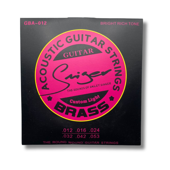 Smiger GBA-012 Acoustic Guitar Strings - Custom Light(Bright Rich Gauge ...