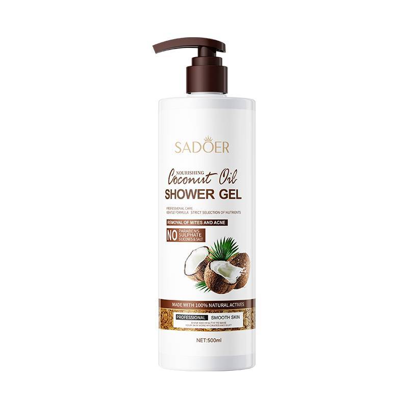 ROREC SADOER NOURISHING COCONUT OIL SHOWER GEL AMINO ACID FRAGRANCE BODY WASH 500ML | Shopee ...