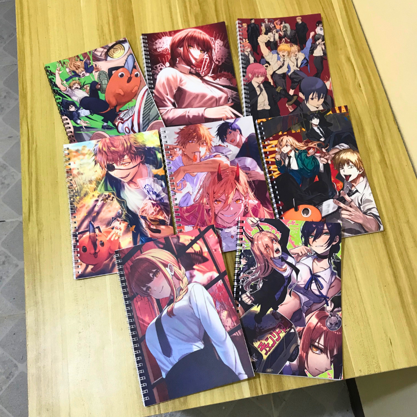 Chainsawman Anime Notebook Power Makima Denji Notebook A5 Wired Lined ...