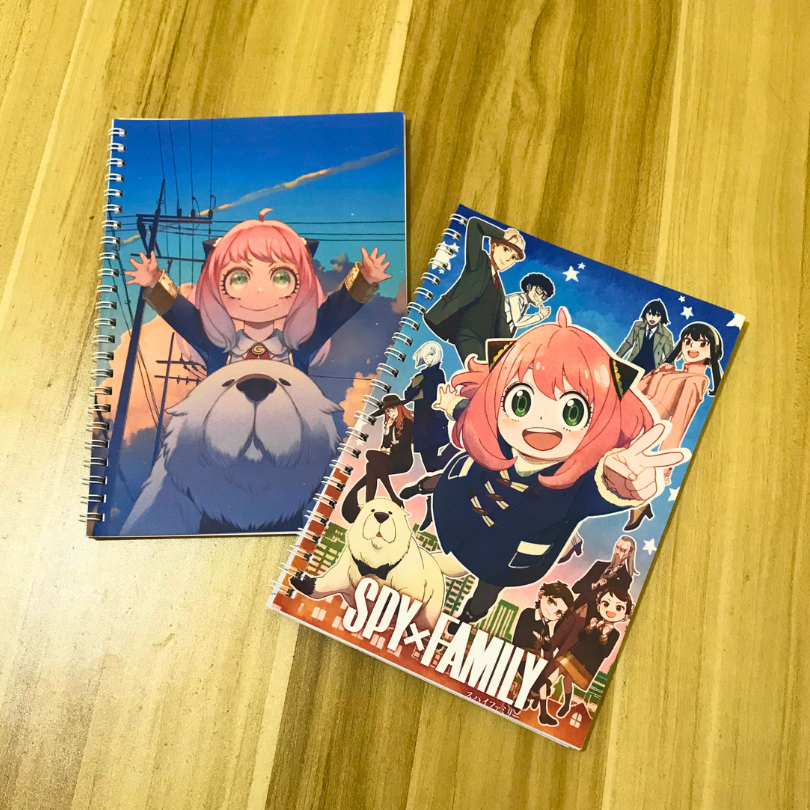 SpyxFamily Anime Notebook Anya Forger Notebook A5 Wired Lined 1pc ...