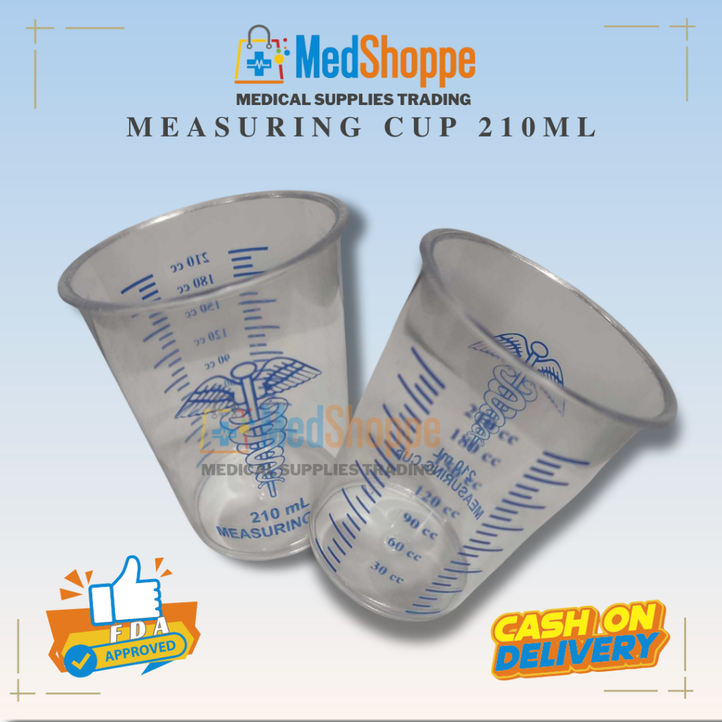 MEASURING CUP 210ML/CALIBRATED GLASS (sold per piece) | Shopee Philippines
