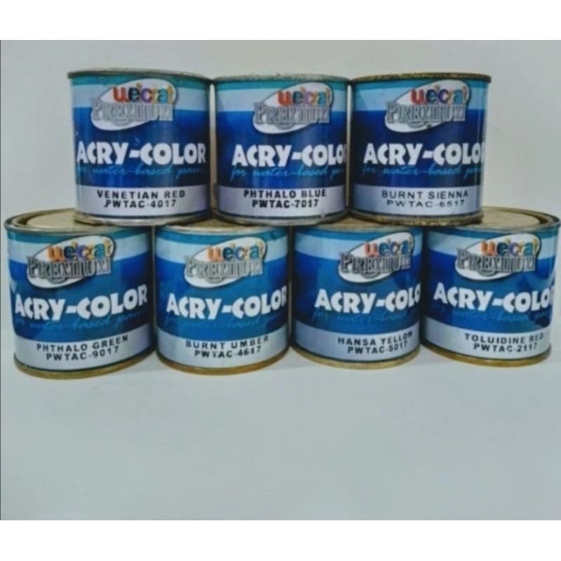 Acry Color For water based 60ml"1/4"liter | Shopee Philippines