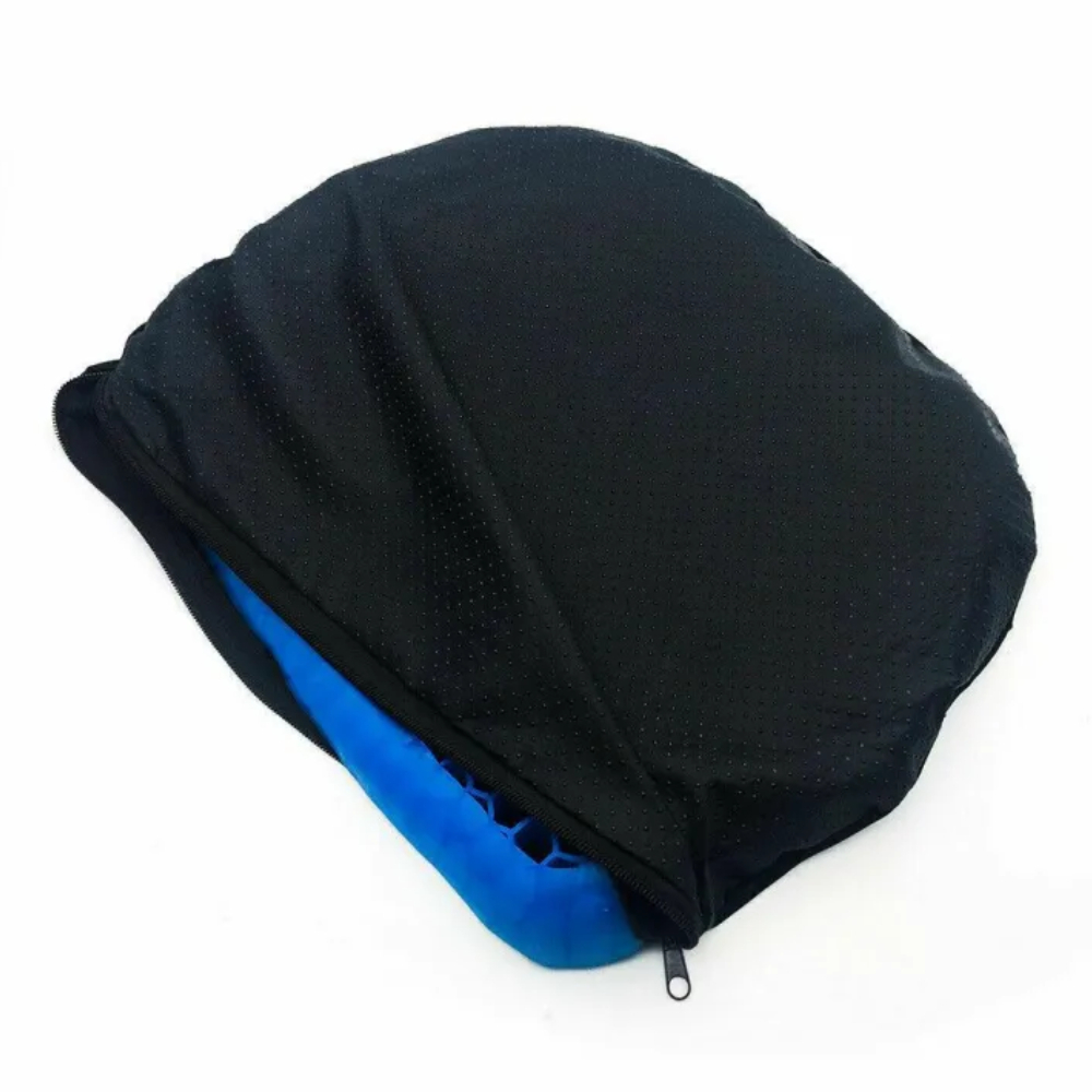 Breathable Silicone Gel Seat Cushion Chair Gel Honeycomb Seat Pad Back ...
