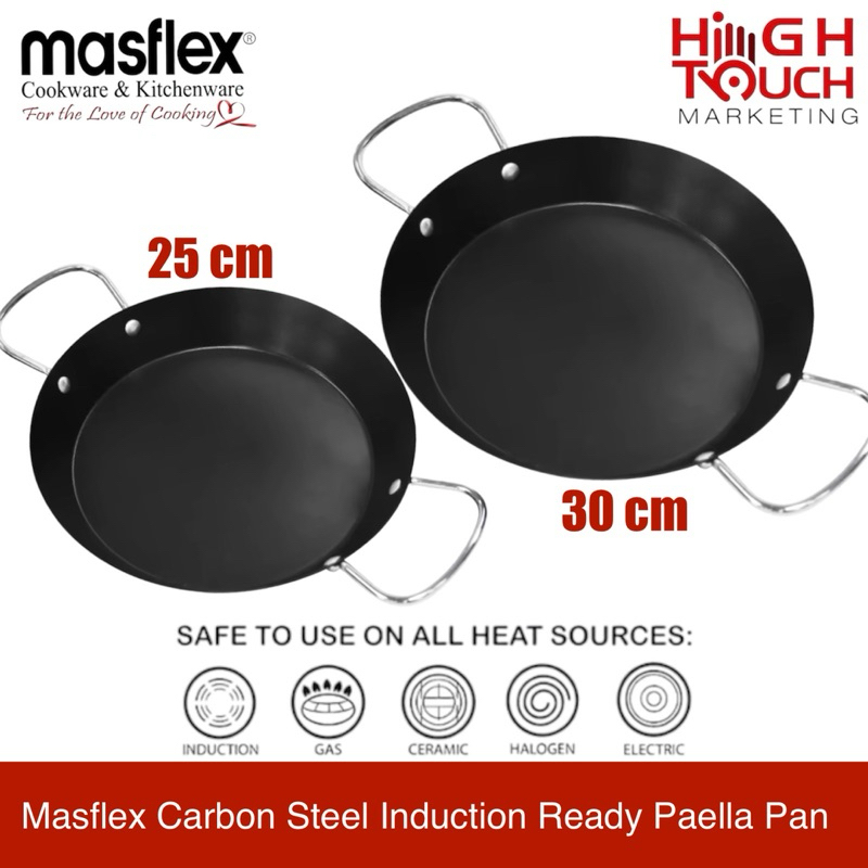 Masflex Carbon Steel Induction Non Stick Paella Pan | Shopee Philippines