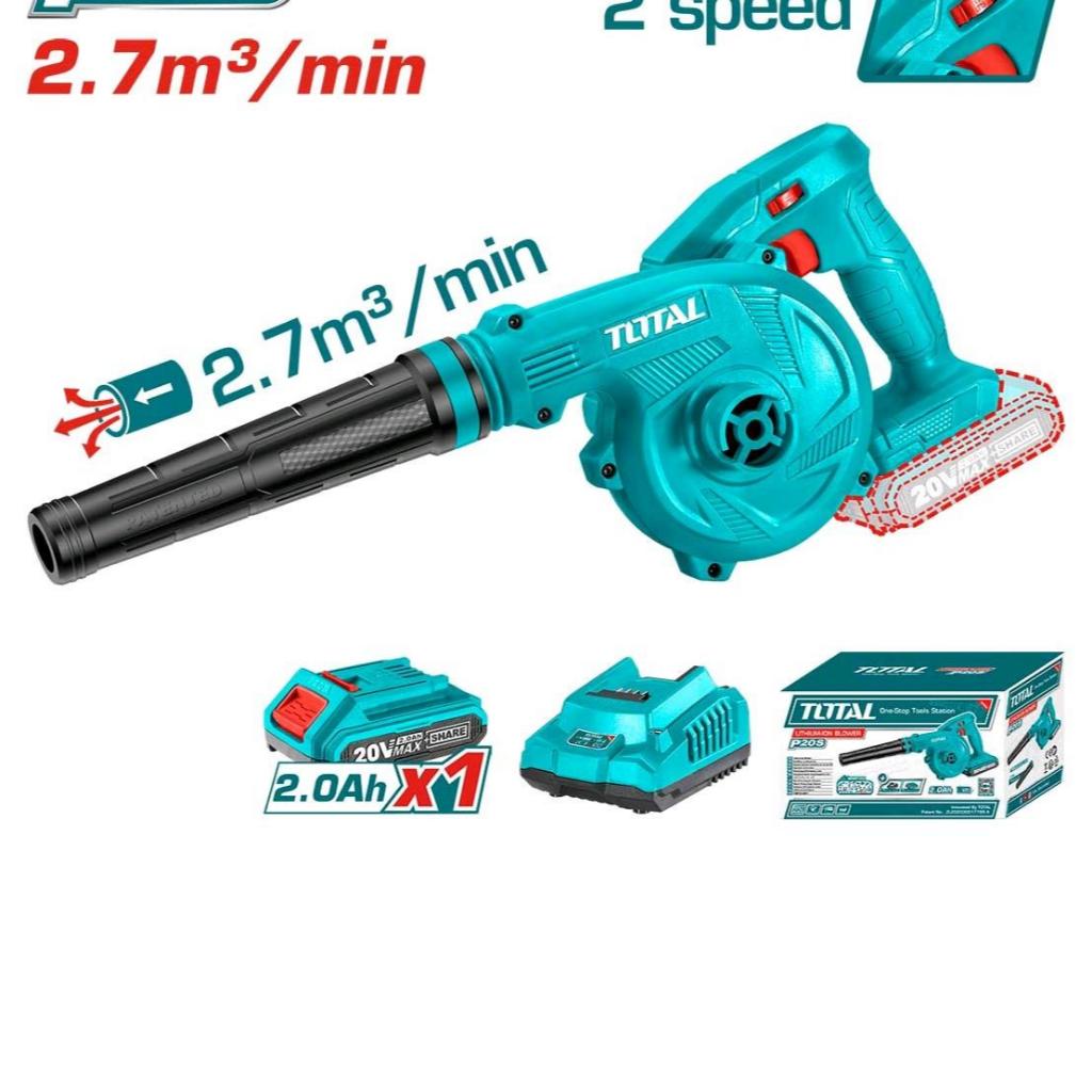 TOTAL Cordless Aspirator Blower 20V TABLI200181 | Shopee Philippines