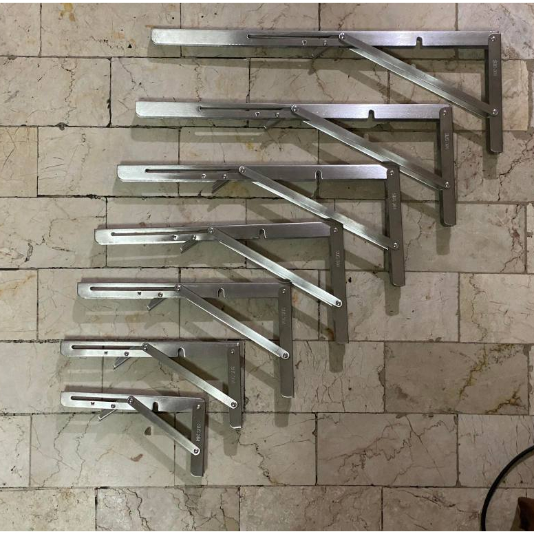 Adjustable Foldable Wall-Mounted Triangle Brackets (2 PCS Set) (304 ...