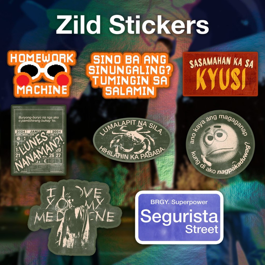 Zild (Homework Machine, Huminga, Medisina) Fanart Waterproof Stickers ...