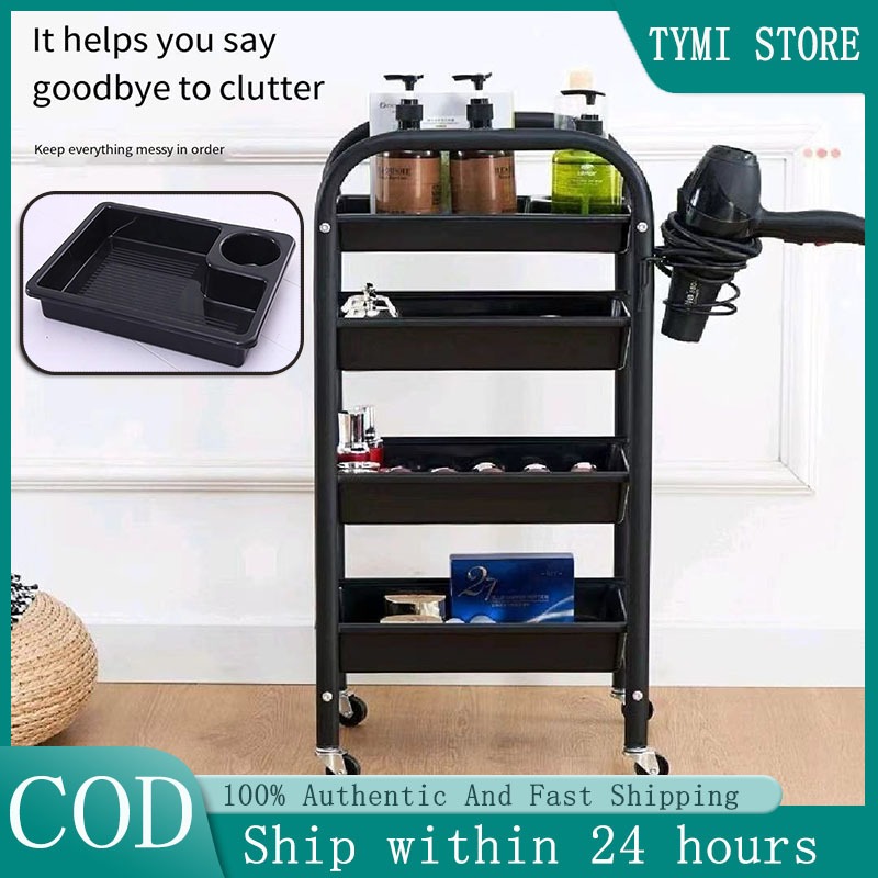 Hairdressing Trolley 5 Tier Barber Shop Tool Cart Storage and ...