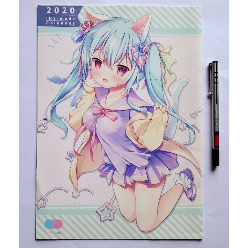 Cute Ecchi Anime Calendar / Artbook - Official merch japan | Shopee ...