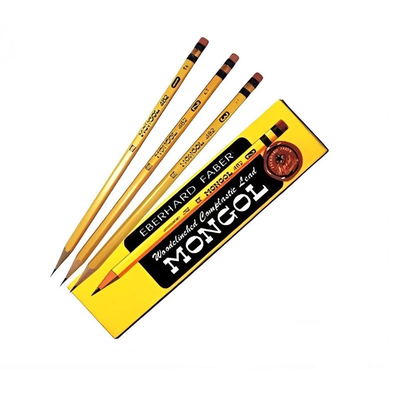 Original Mongol Pencil with Eraser I SOLD PER PIECE | Shopee Philippines