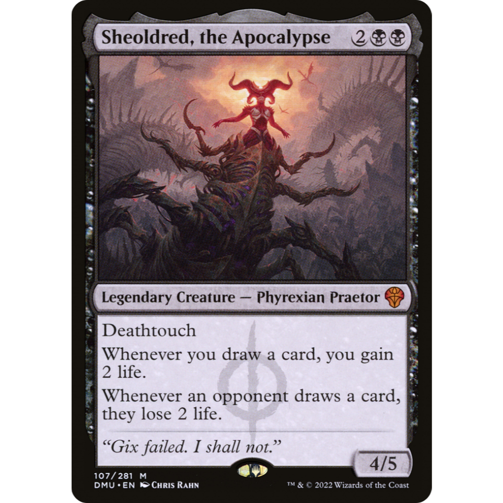 Sheoldred The Apocalypse Test Card Proxy Playtest Only High Ratings ...