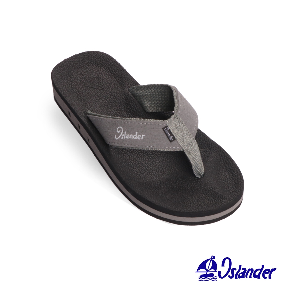 Islander Fino BL (Black / Gray) - Unisex Slippers for Men & Women ...