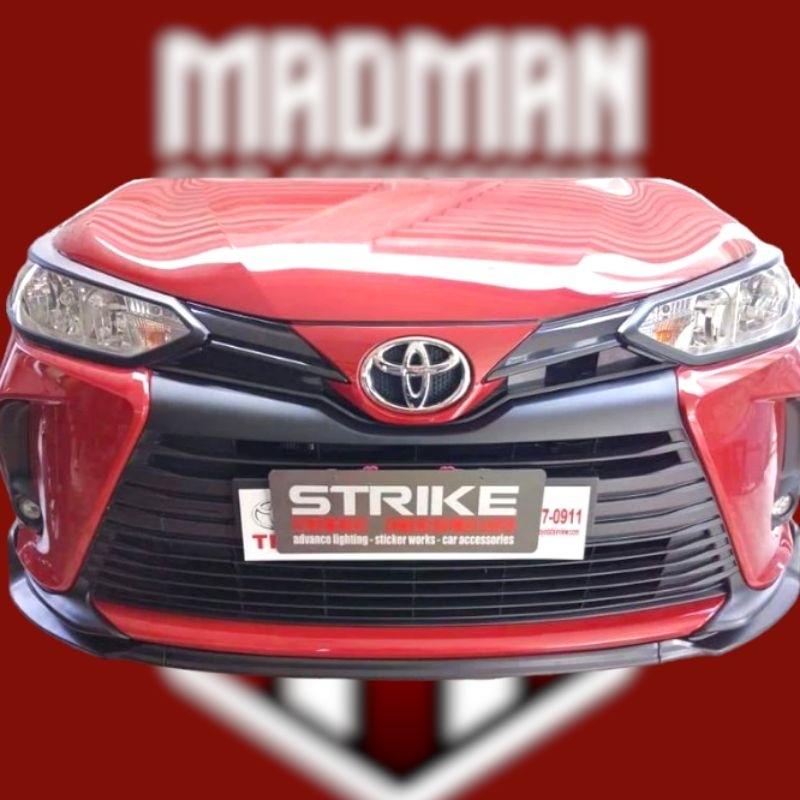 All New Vios 2020 and 2021 Front Bumper Chin Diffuser | Shopee Philippines