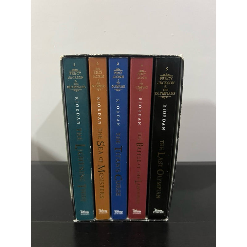 Percy Jackson & The Olympians: The Complete Series 1-5 by Rick Riordan ...