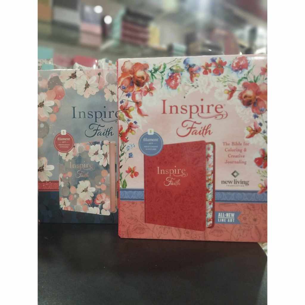 New Living Translation (NLT) Inspire Faith Journaling Bible Filament ...