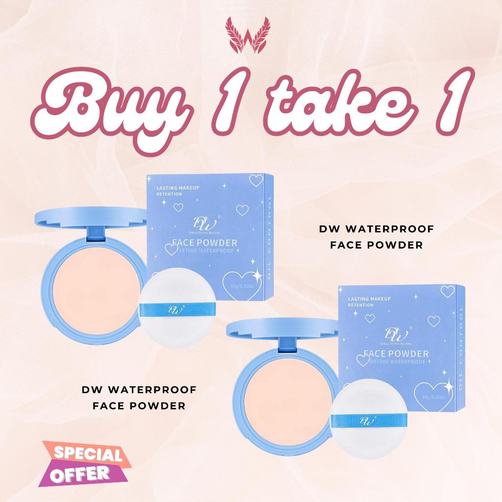 BUY1TAKE1 DW Face Powder Foundation Lasting Waterproof Oil Control Long ...