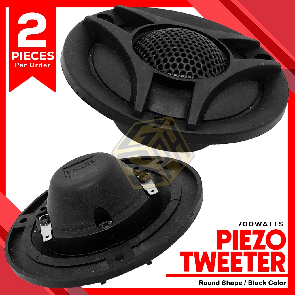 2PCS 700W Piezo Tweeter Round Shape Heavy Duty | Shopee Philippines