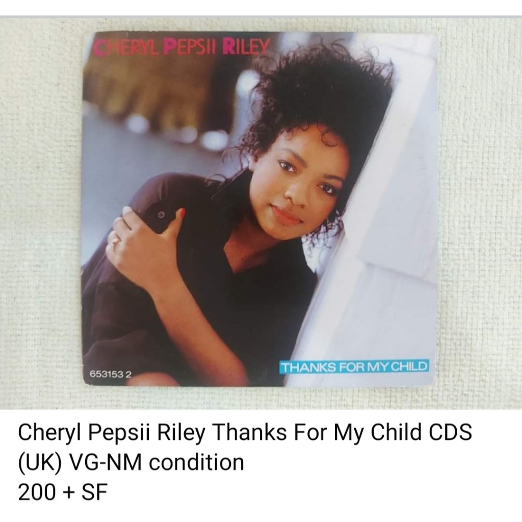 Cheryl Pepsii Riley Thanks For My Child CD Single | Shopee Philippines