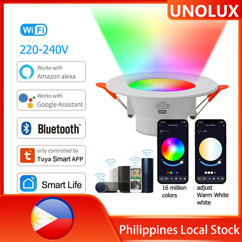 UNOLUX Tuya Smart Light Pin Lights Ceiling Led Tri Color Downlight ...